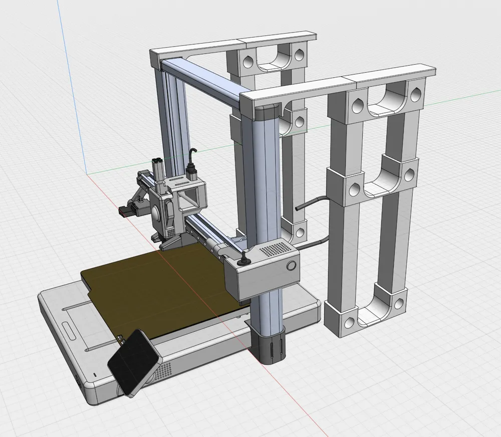 AMS Lite top mount. AMS enclosure top placement by 张一凡 MakerWorld ...