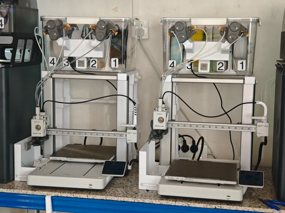 AMS Lite top mount. AMS enclosure top placement by 张一凡 MakerWorld ...