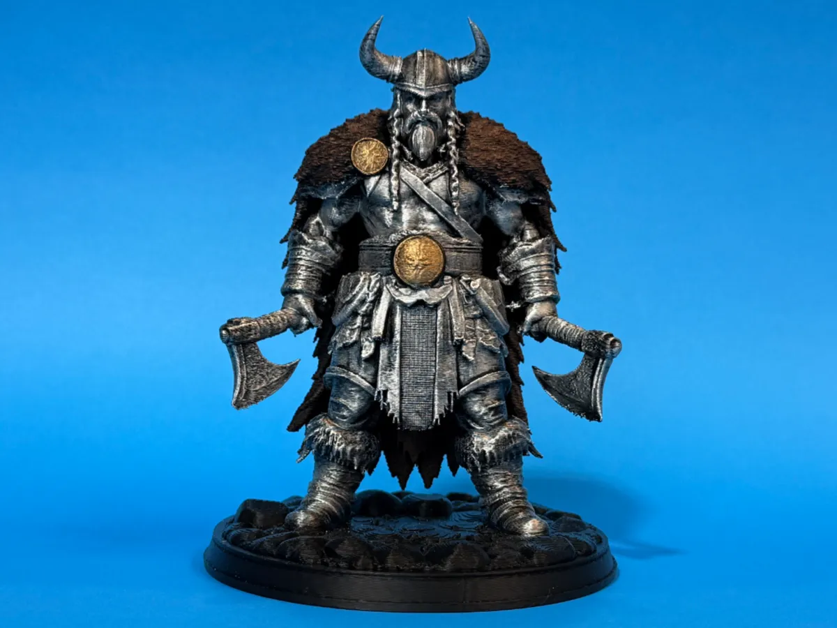 Viking Warrior-single color - Free 3D Print Model - MakerWorld
