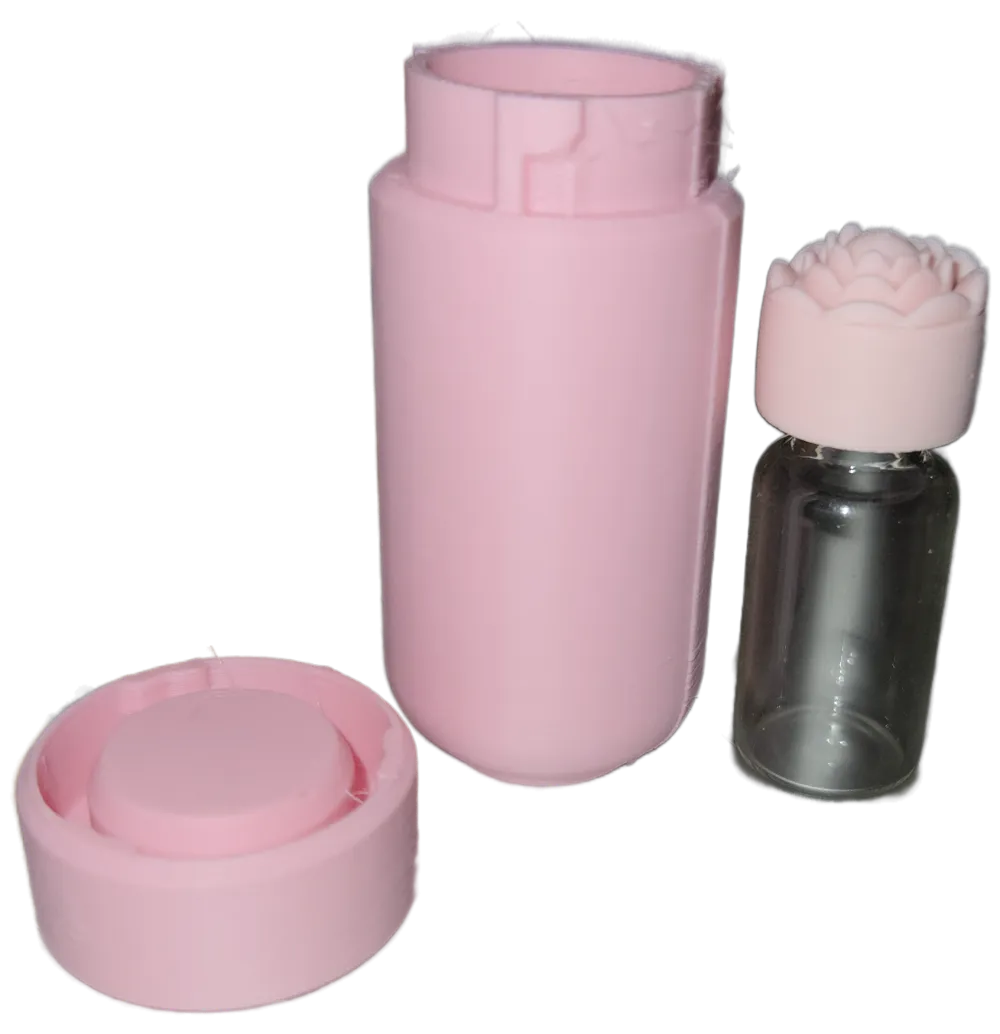 Twist-lock Lid 3ml vial Container - Free 3D Print Model - MakerWorld
