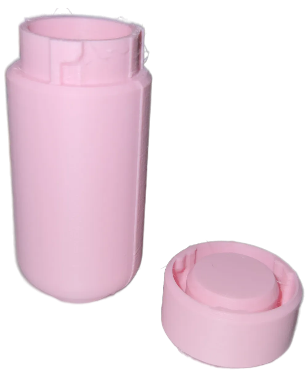 Twist-lock Lid 3ml vial Container - Free 3D Print Model - MakerWorld