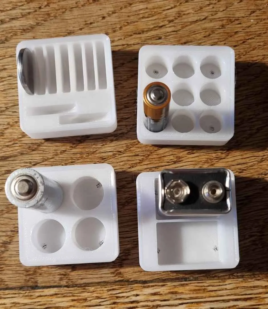 Battery holder for gridfinity by Griko - MakerWorld