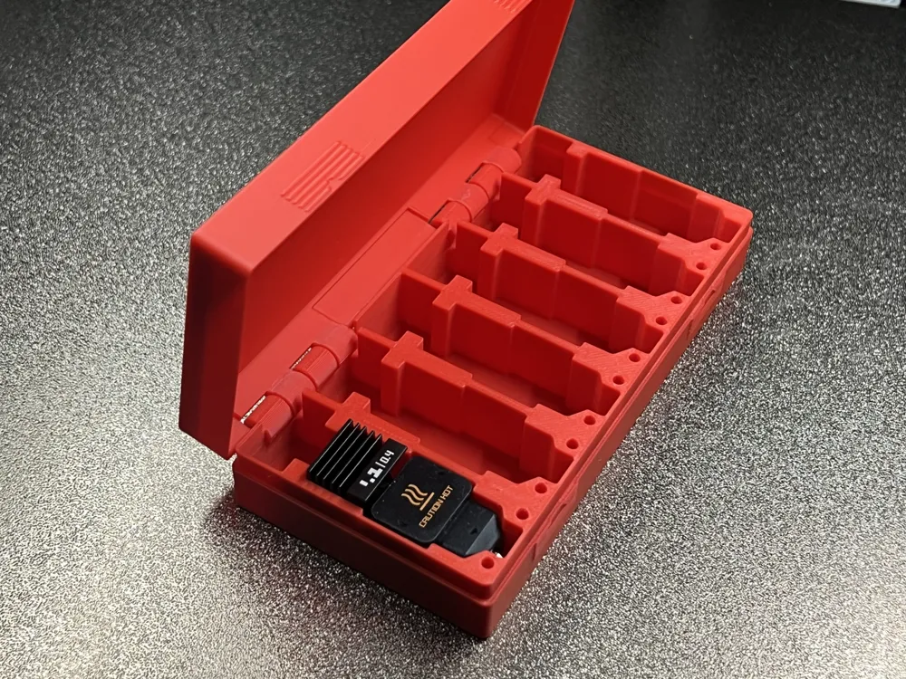 H2D H2S P2S hotend storage box nozzle storage box Print in Place hinged ...