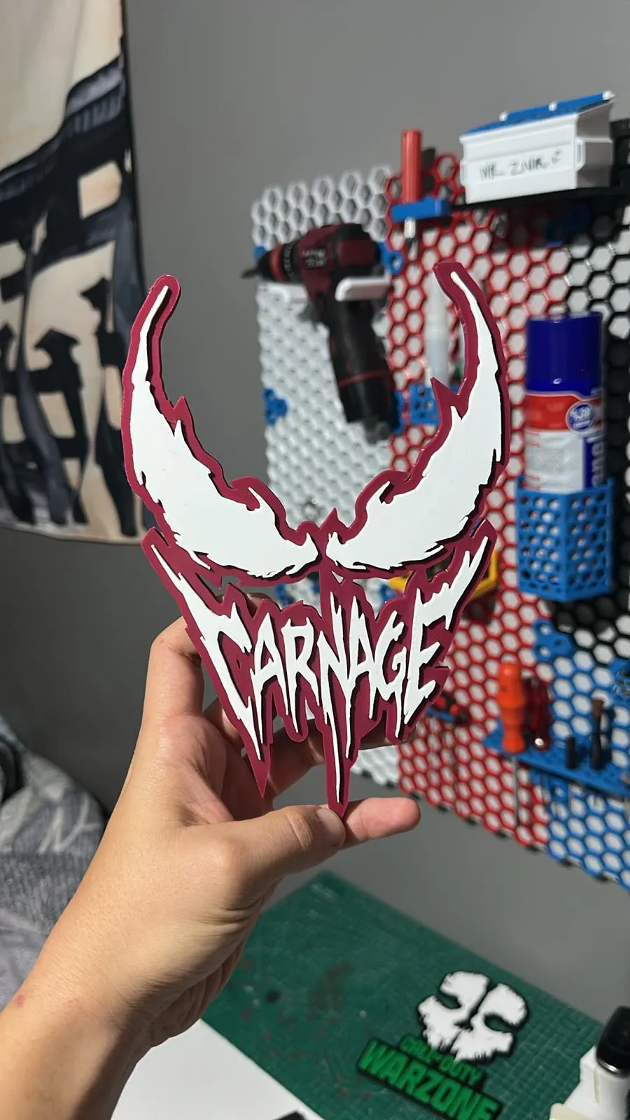 Carnage Wall Decor - Free 3D Print Model - MakerWorld