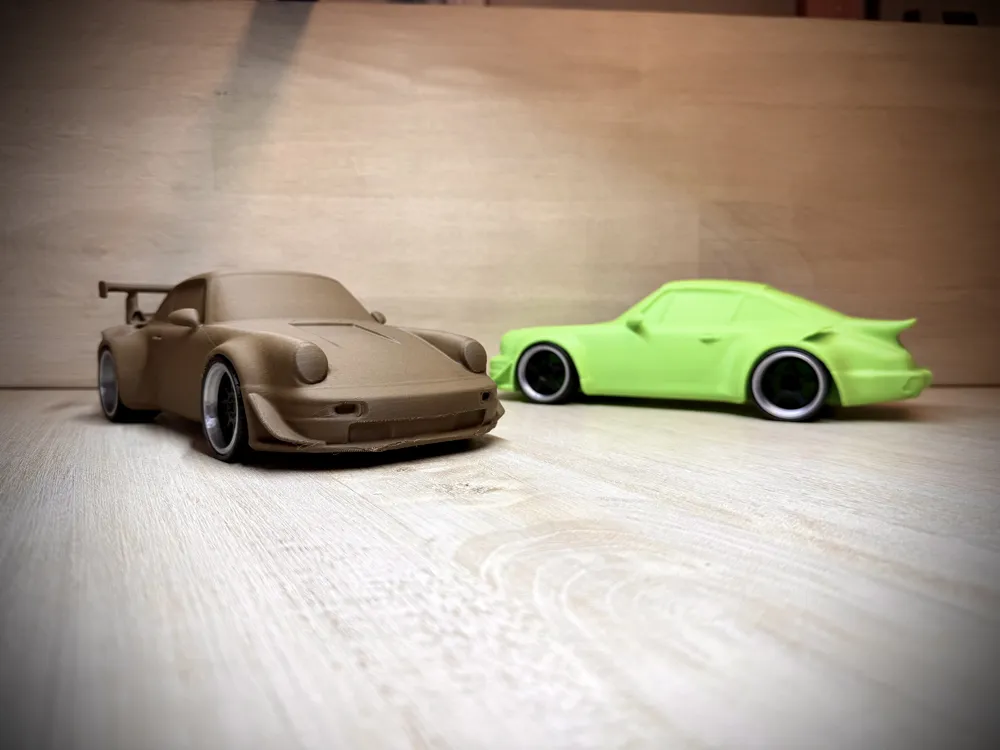 Porsche 911 Turbo RWB "Maverick" (964) Large Model by ShapeShift 3D ...