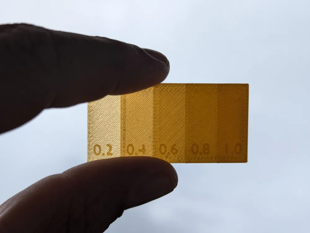 Filament transparency test by freakadingsMakerWorld: Download Free 3D ...