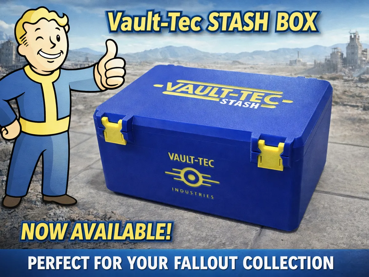 Fallout Vault-Tec Boîte de rangement - Modèle d'Impression 3D Gratuit ...