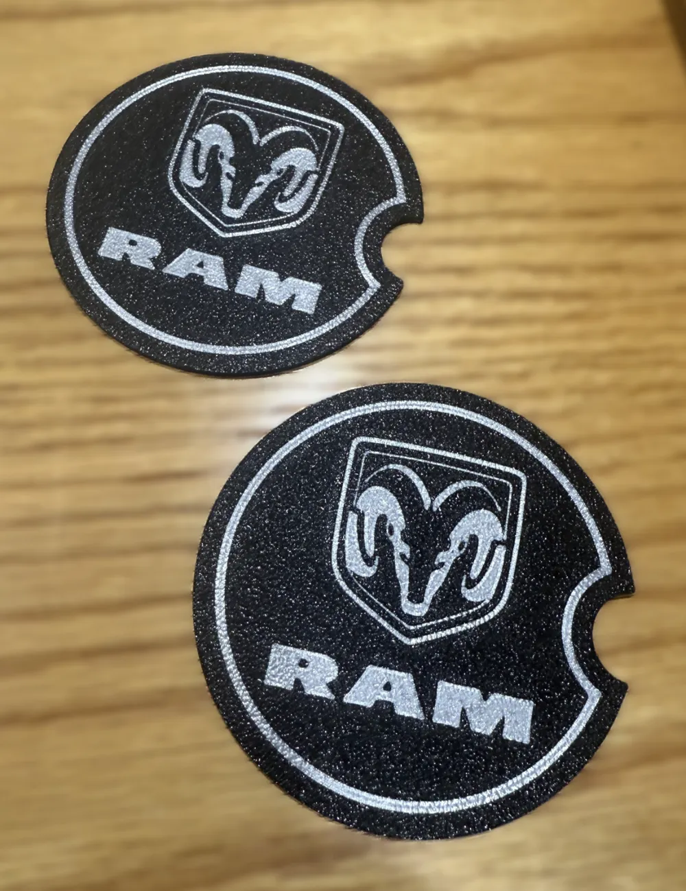 Dodge Ram Cup Holder Coaster set of 2 by CYBR3D MakerWorld: Download ...