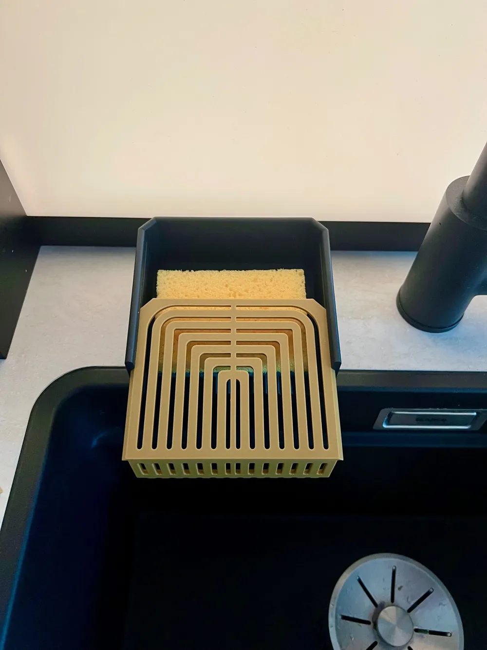 Practical sponge and soap holder for the kitchen - Free 3D Print Model ...