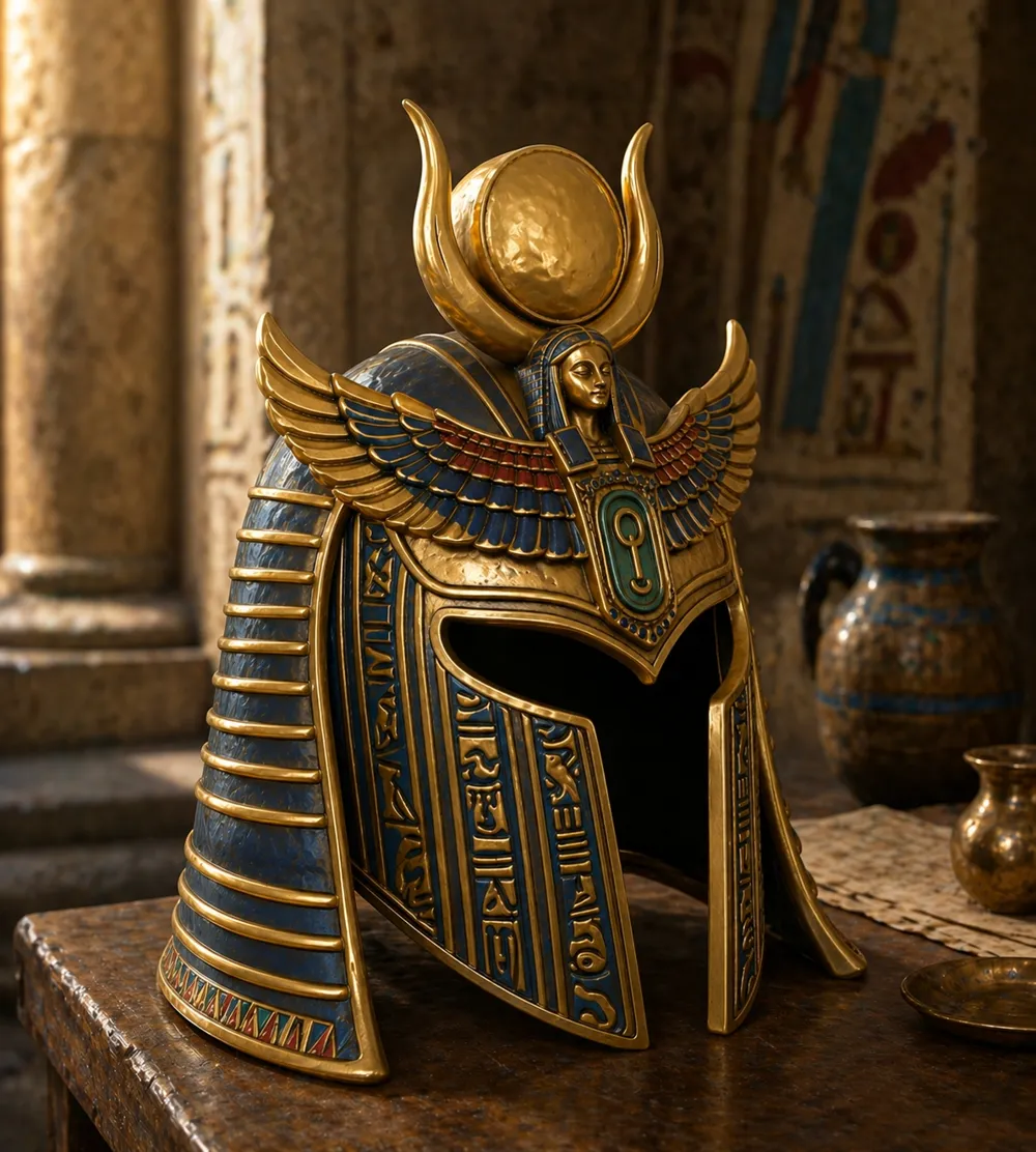 Egypt god Isis helmet (Bo katan style) - Free 3D Print Model - MakerWorld
