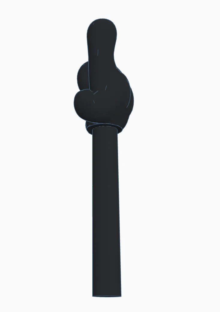 Textured Finger Pointer - Free 3D Print Model - MakerWorld