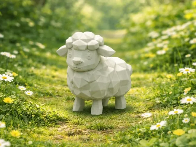 Low Poly Sheep - Free 3D Print Model - MakerWorld