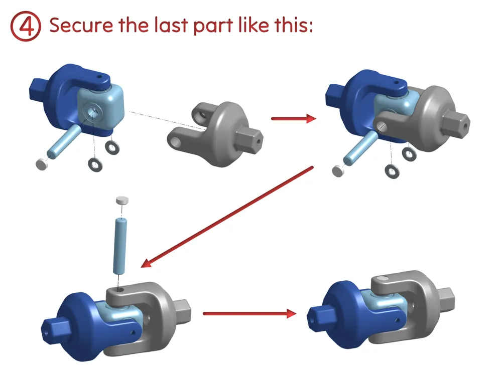 Universal Joint - Free 3D Print Model - MakerWorld