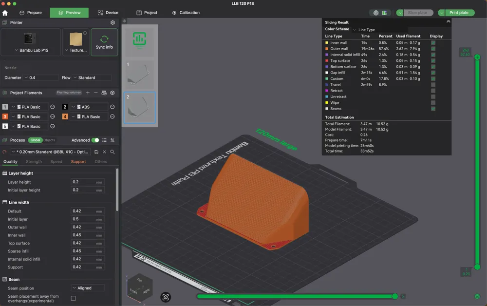 Air deflector 120mm - Free 3D Print Model - MakerWorld