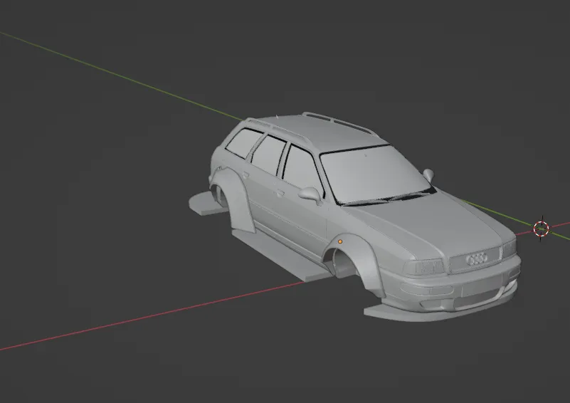 body kit audi rs2 avant - Free 3D Print Model - MakerWorld