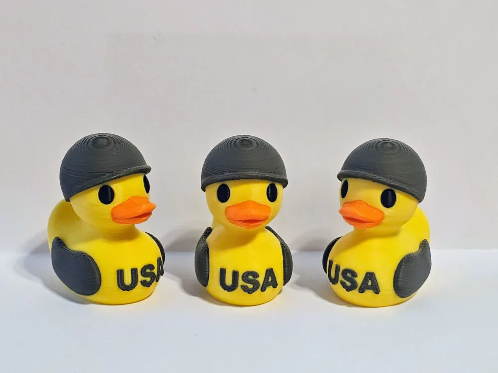 Military duck Remixed by GalvestonJoe MakerWorld: Download Free 3D Models