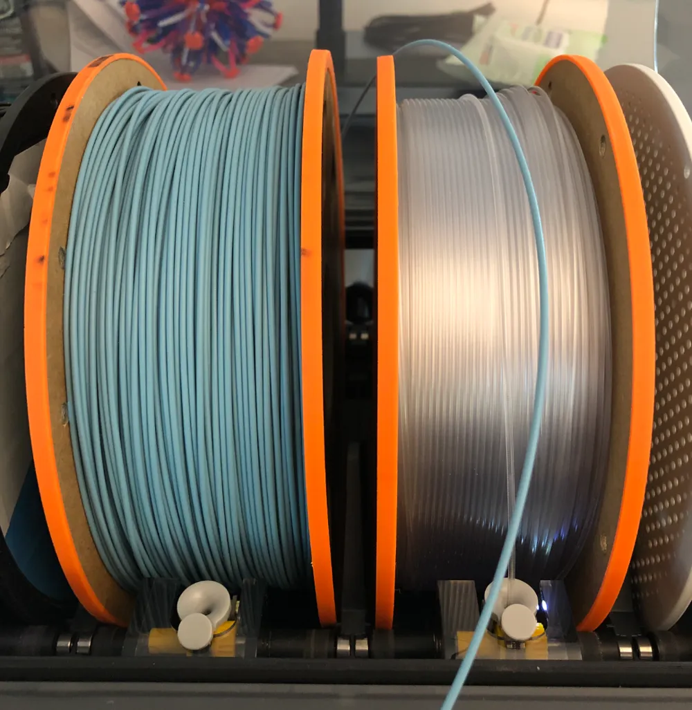 All Cardboard Filament Spool Rim for Bambu Lab AMS - Free 3D Print ...