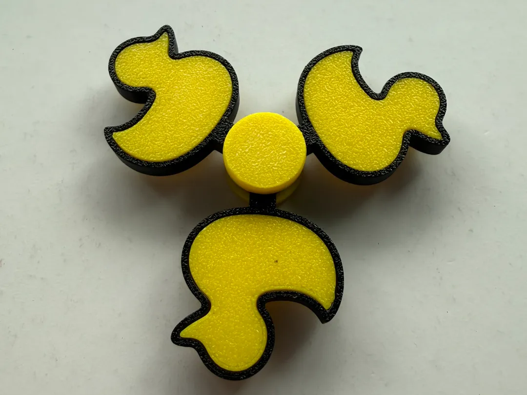Duck Fidget Spinner - Free 3D Print Model - MakerWorld