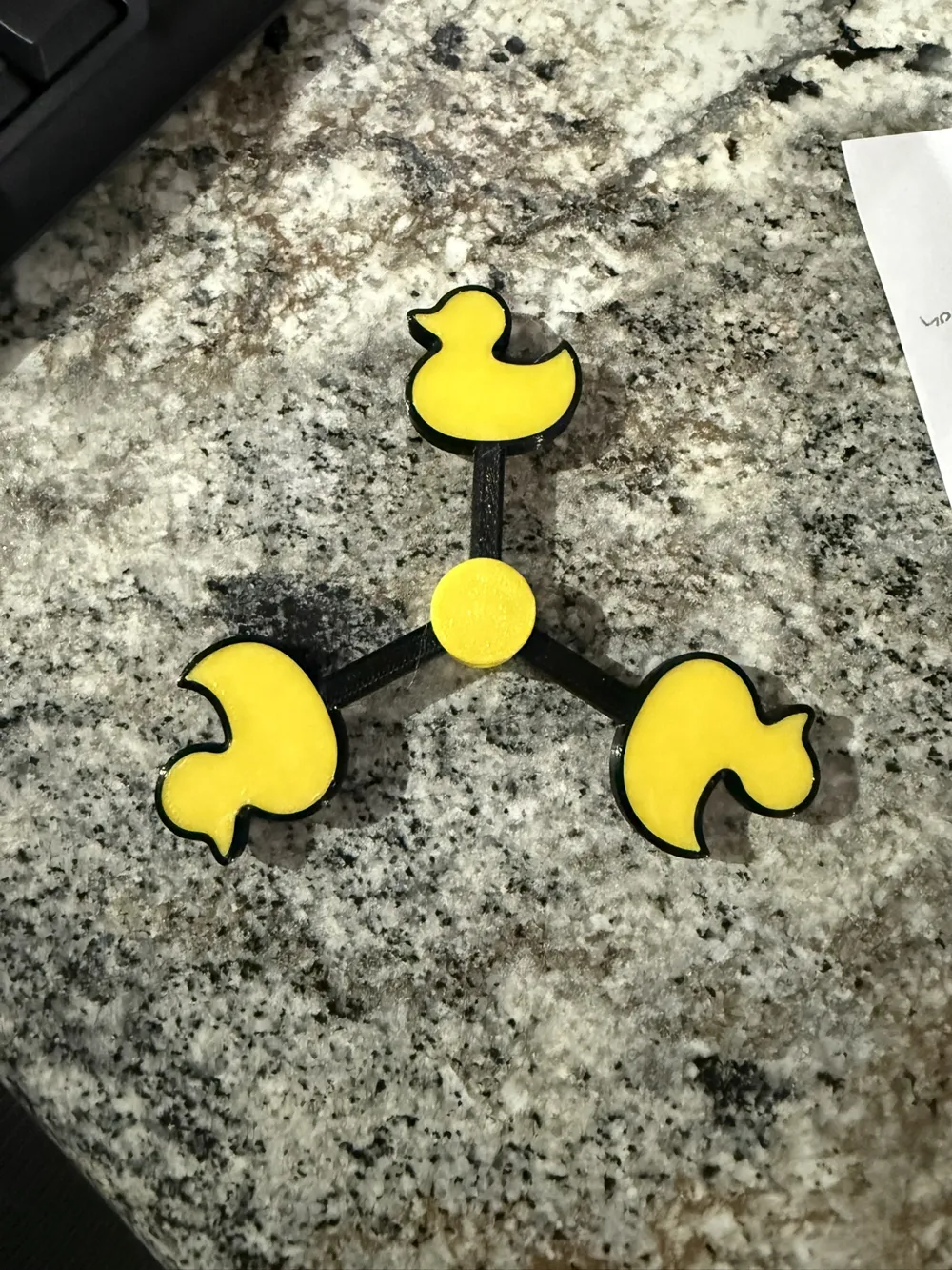 Duck Fidget Spinner - Free 3D Print Model - MakerWorld