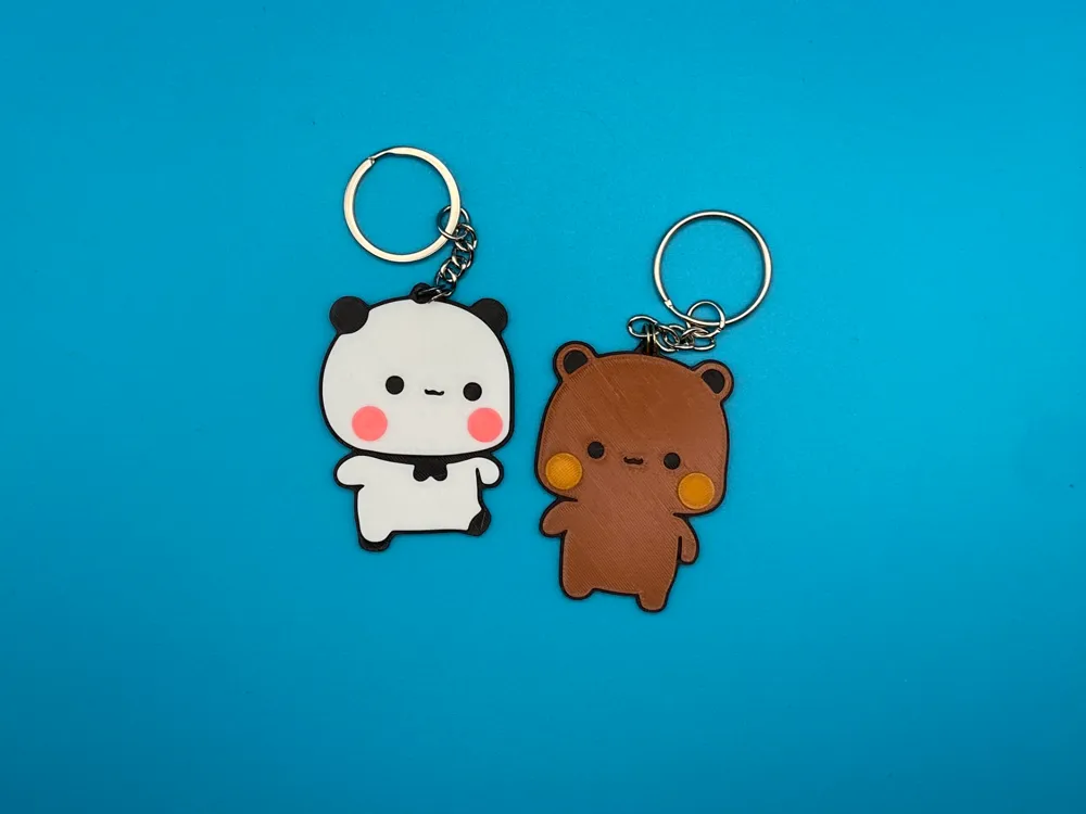 Bubu and Dudu keyrings by TukanCreate - MakerWorld