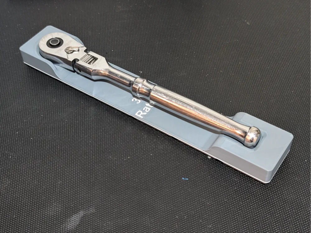 Gridfinity 3/8" X 8" Ratchet by zekesnack MakerWorld: Download Free 3D Models