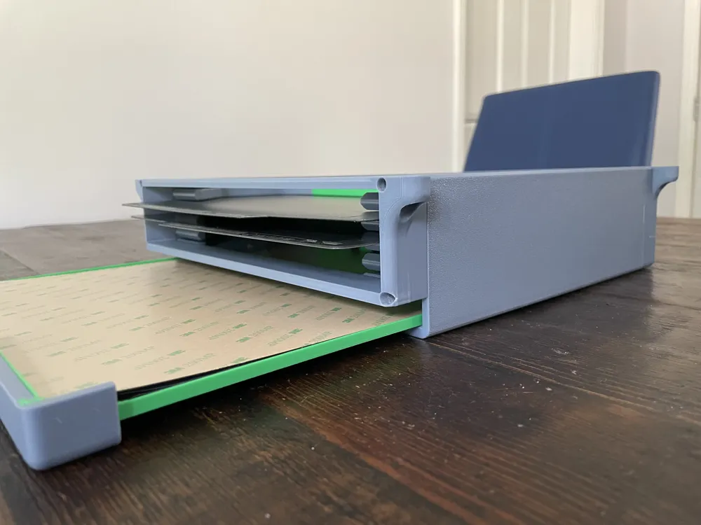 Bambu Build Plate storage - underdesk/shelf Remixed by Ov4l8alls ...