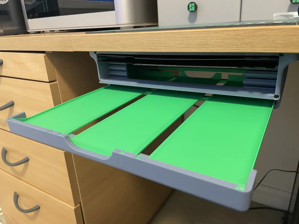 Bambu Build Plate storage - underdesk/shelf Remixed by Ov4l8alls ...