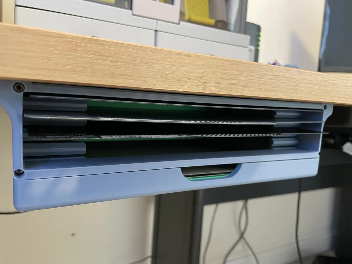 Bambu Build Plate storage - underdesk/shelf Remezclado por Ov4l8alls ...