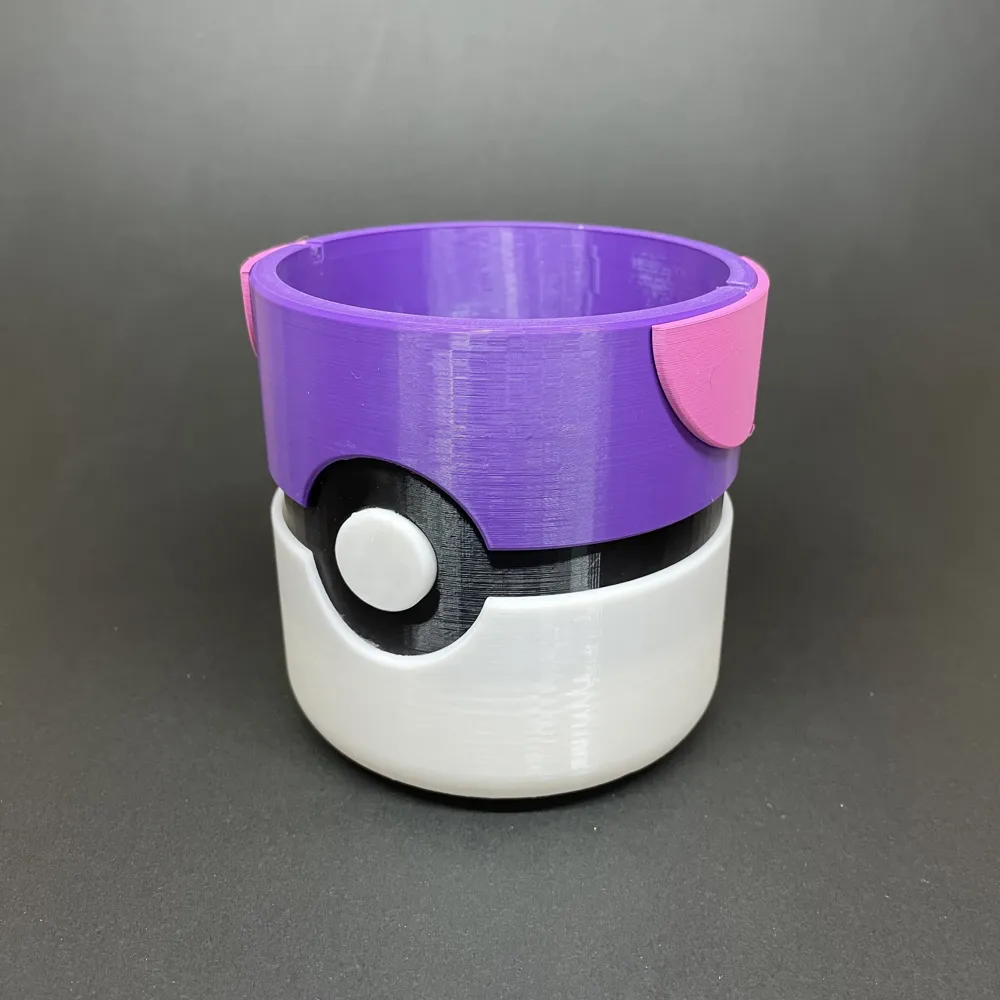 Pokeball Planters (Multipart, No Supports) - Free 3D Print Model ...