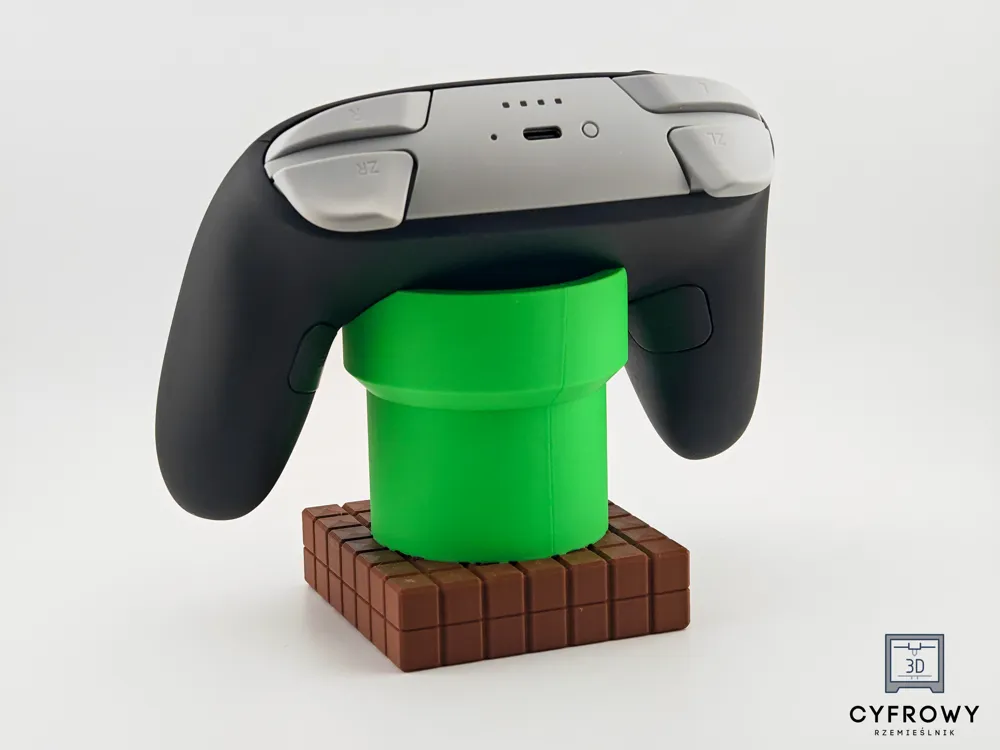 Nintendo Switch 2 Pro Controller Stand Mario Pipe - Free 3D Print Model ...
