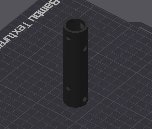 Broom Stick Repair Bracket (Broom Stick Support) - Free 3D Print Model ...