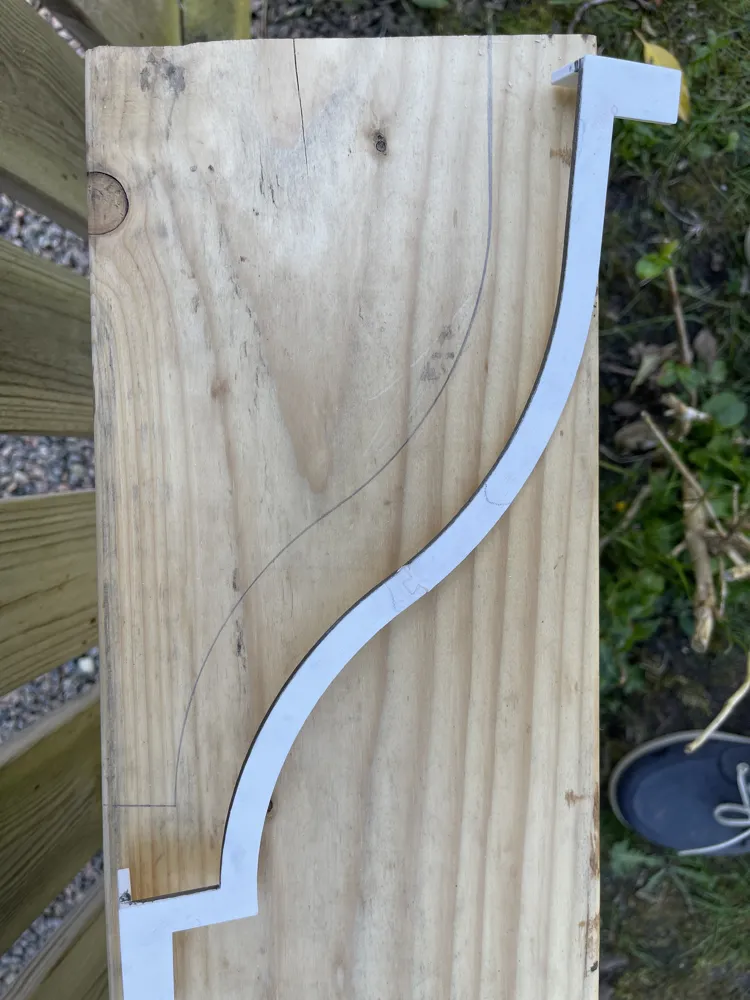Beam end profile, rafter tail template by 3Dthing MakerWorld: Download ...