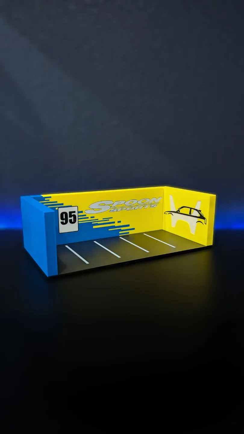 Spoon Sports 1:64 Garage Diorama by Kevin MakerWorld: Download Free 3D ...