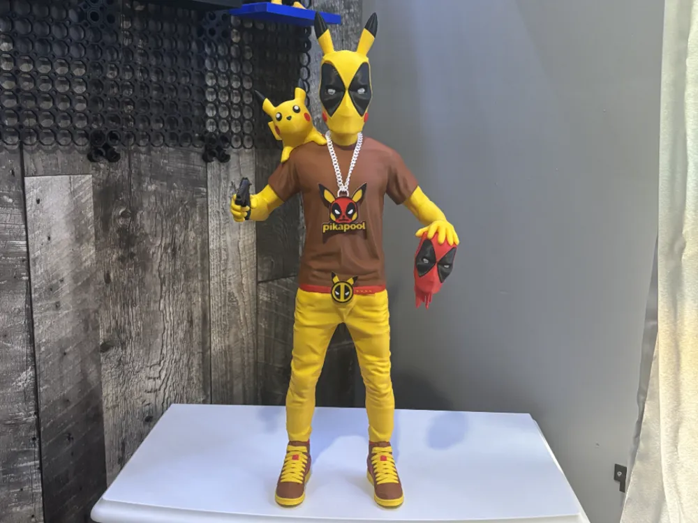 PikaPool Fan Art (MULTIPART) no ams needed by KingKanadian MakerWorld ...