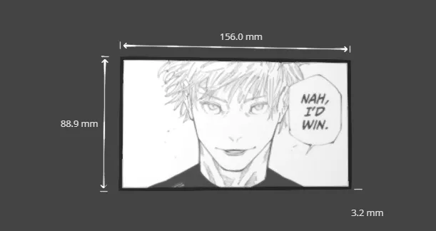 I'd win lithophane Gojo Satoru by printzel_pretzel MakerWorld: Download ...