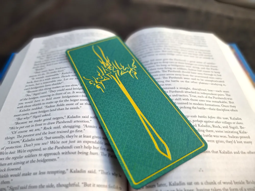 Stormlight archive - The Way of Kings Bookmark by derLordi MakerWorld ...