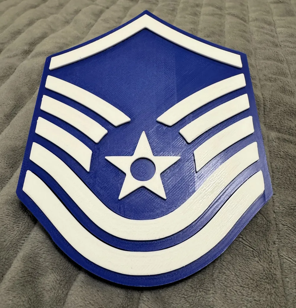 USAF MSgt Rank by Jay3D MakerWorld: Download Free 3D Models