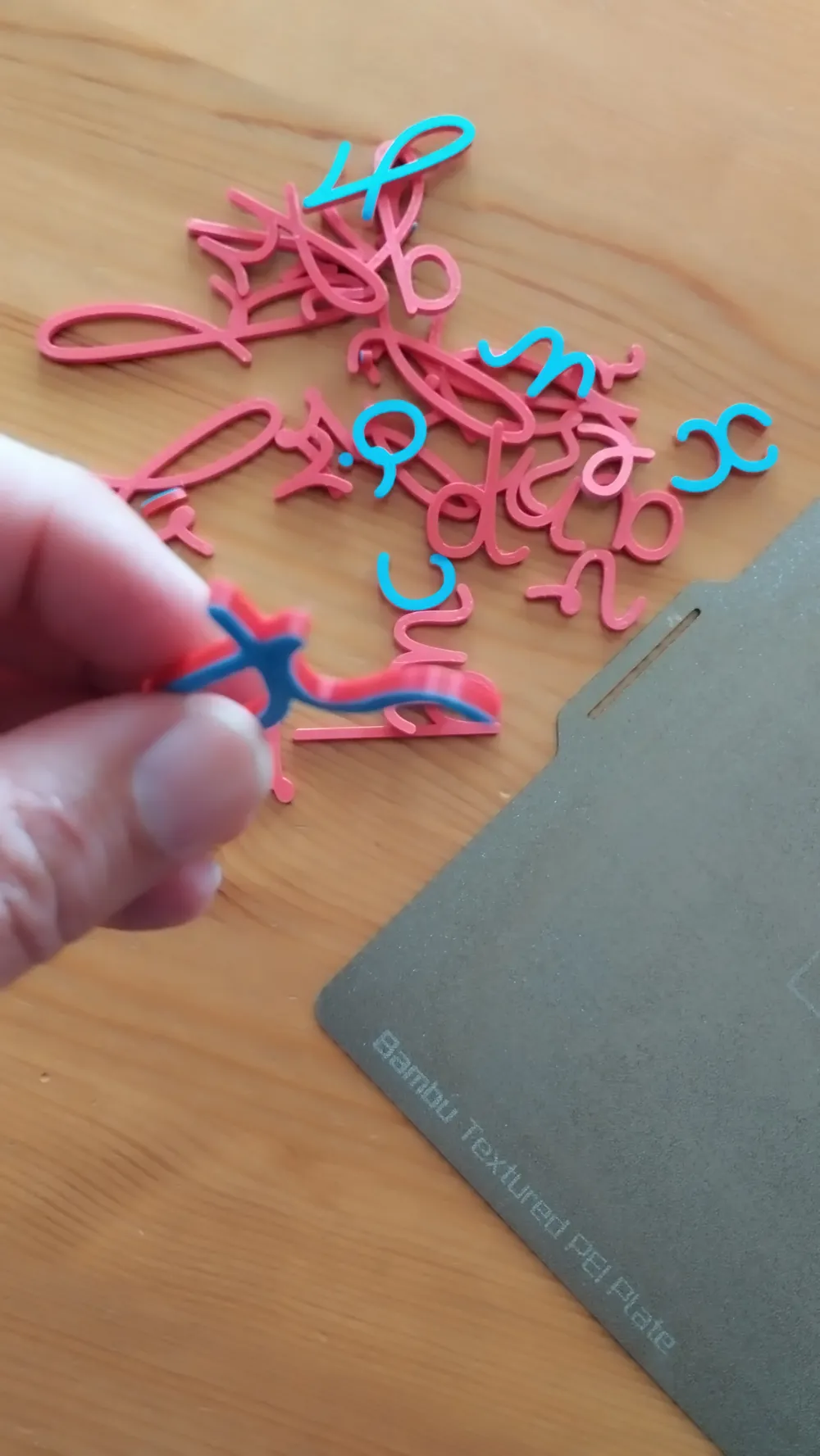 Montessori French Cursive Letters Remixed by William.SC65 MakerWorld ...