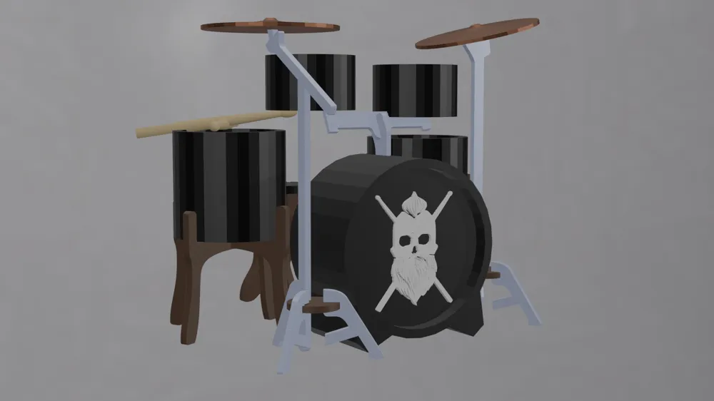 Dummy 13 Drums - Free 3D Print Model - MakerWorld