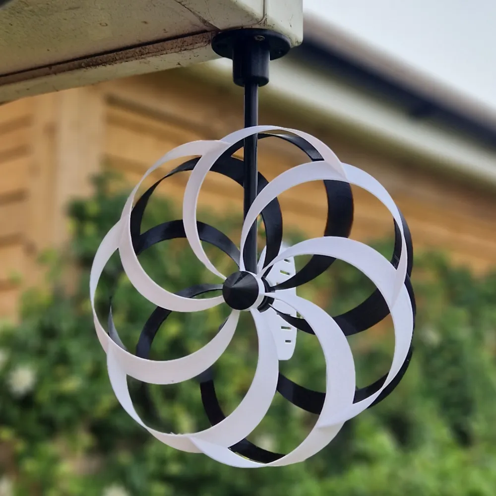 Toroidal Garden Spinner with Bearings - Mountable - Free 3D Print Model ...