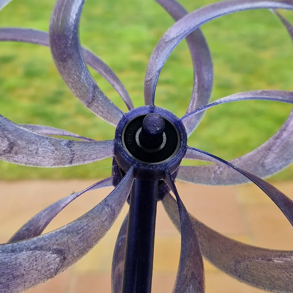 Toroidal Garden Spinner with Bearings - Mountable - Free 3D Print Model ...