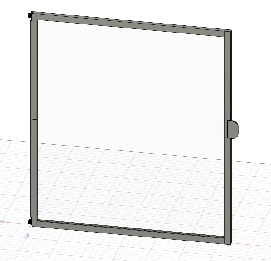 Bambu Lab P1P full printable enclosure (door with window Remixe ...