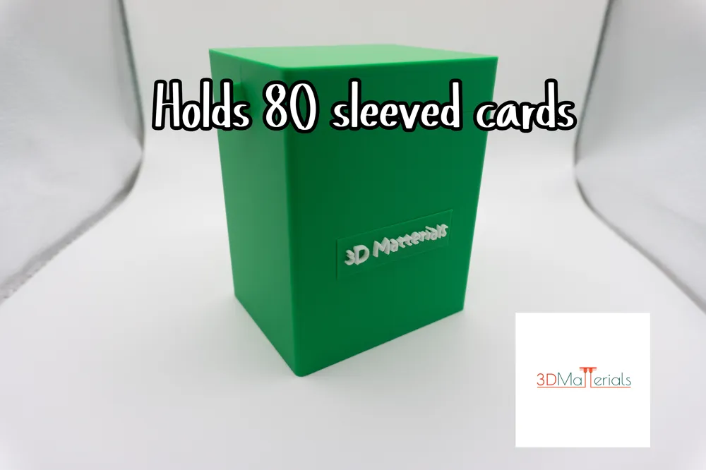Customisable TCG Deck Box - 60 And 80 Card Types - Free 3D Print Model ...