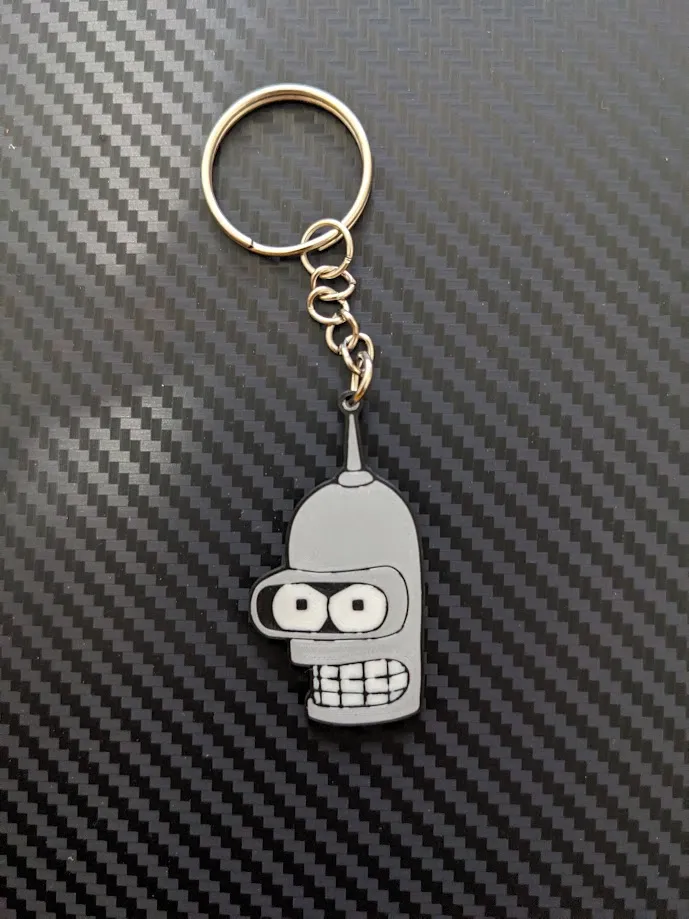 Bender Bending Rodriguez Keychain by Shadymilkman - MakerWorld