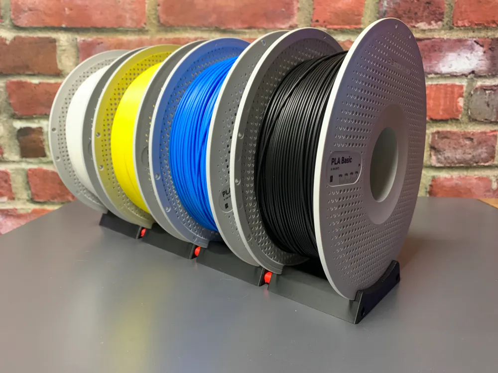 Bambu filament spool modular rack by Matt Eastwood - MakerWorld