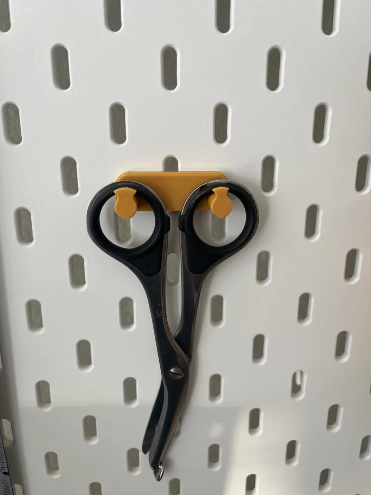 Ikea Skadis pegboard holder for scissors by Christian.S MakerWorld: Download Free 3D Models