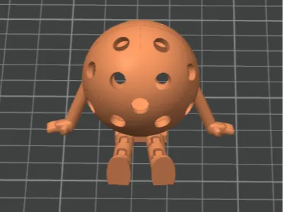 articulated pickleball Remixed by user_3133011894 MakerWorld: Download ...