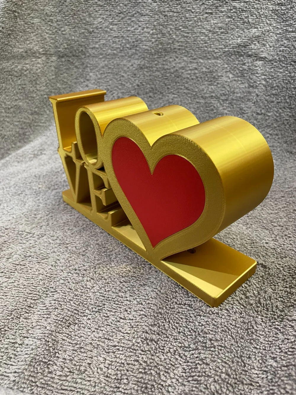 Love Heart with Inside Sign Metal Rose Holder Remixed by Lilley Lab - MakerWorld