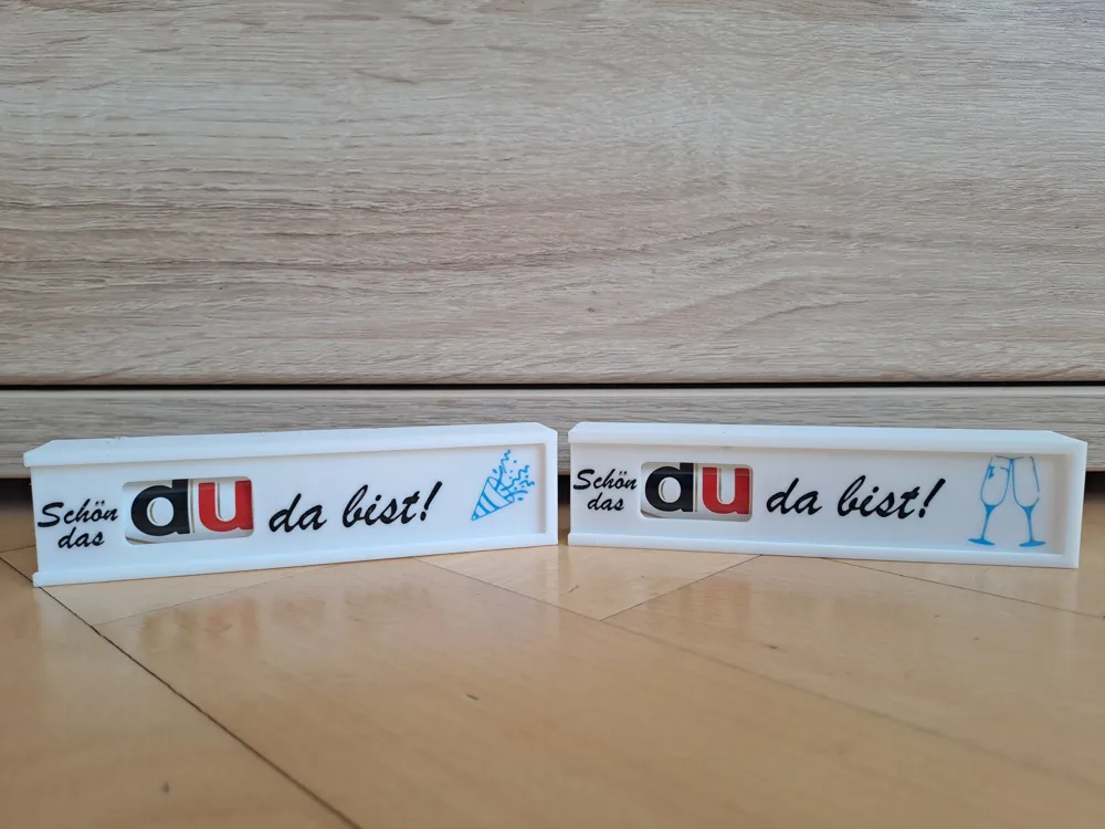 Duplo Box - Schön das du da bist! von Basti 3D MakerWorld: Kostenlose 3D-Modelle herunterladen