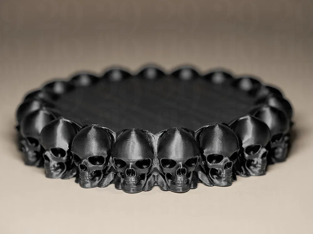 Skull Coaster - Free 3D Print Model - MakerWorld